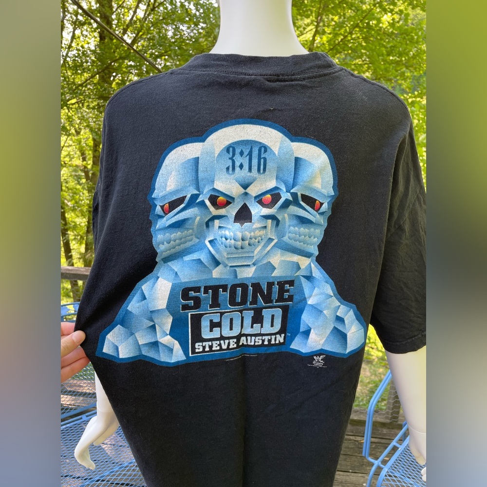 Rare Vintage Stone Cold Steve Austin 3:16 Shirt Wwf W… - Gem
